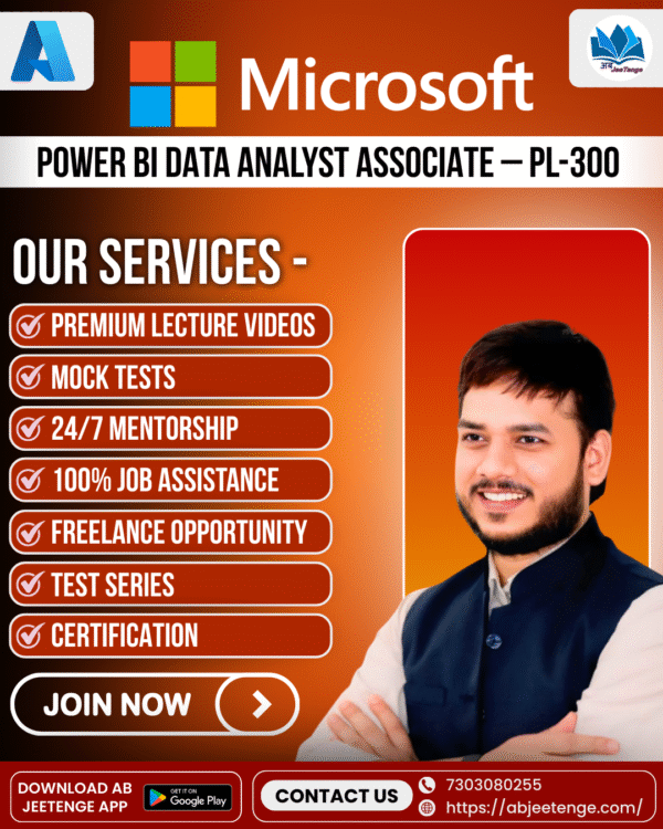 Microsoft Certified: Power BI Data Analyst Associate – PL-300 - Welcome To Ab Jeetenge